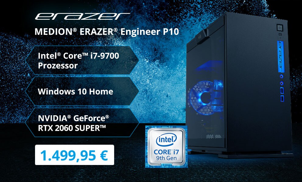 ERAZER Gaming Welt | High End PCs | Gaming Notebooks, Zubehör, Games ...