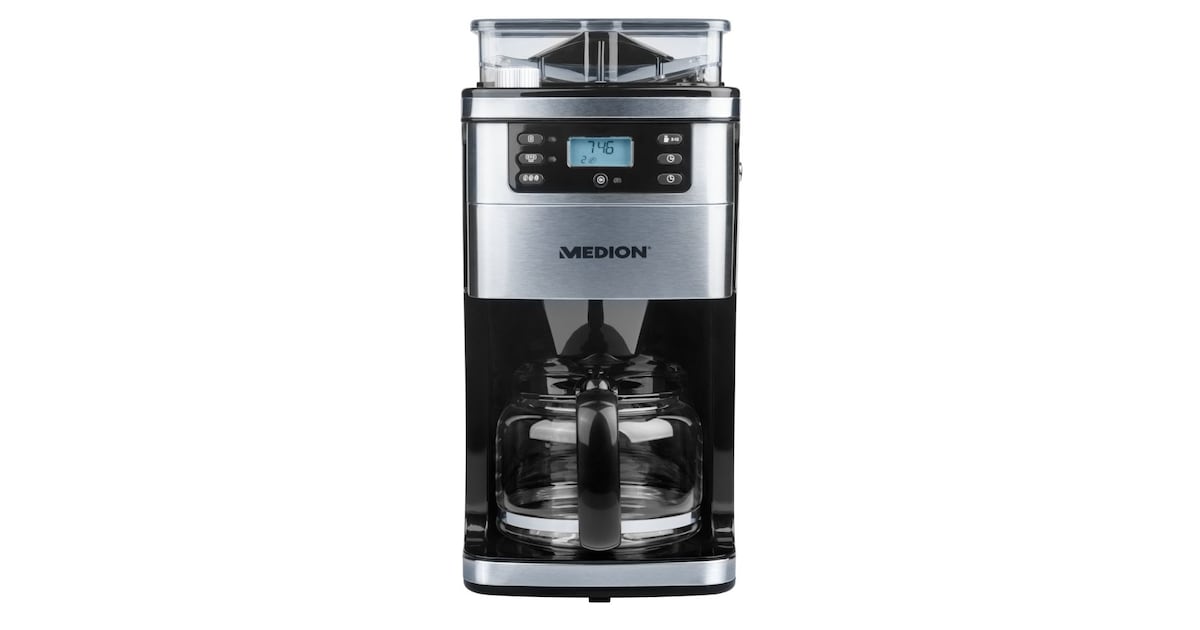MEDION® Kaffeemaschine mit Mahlwerk MD 15486 | MEDION.DE
