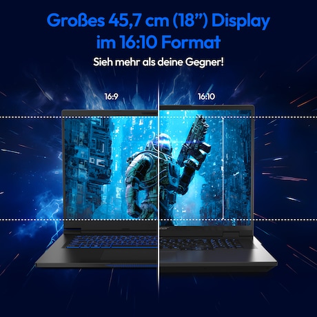 MEDION® ERAZER Beast 18 X1 High-End Gaming Laptop