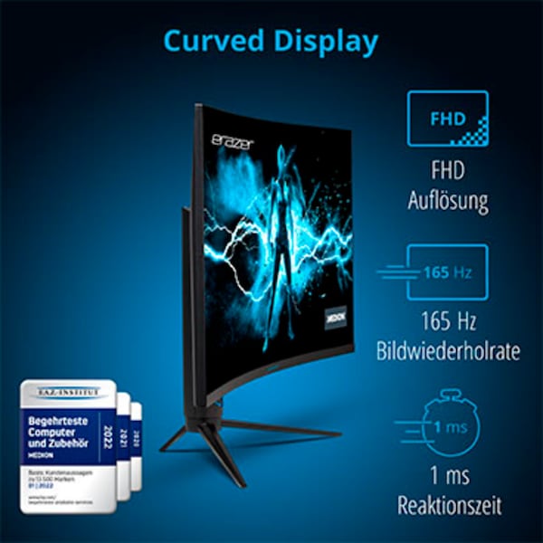MEDION® ERAZER® Spectator X20 (MD 22093), Curved Widescreen Monitor, 80 ...