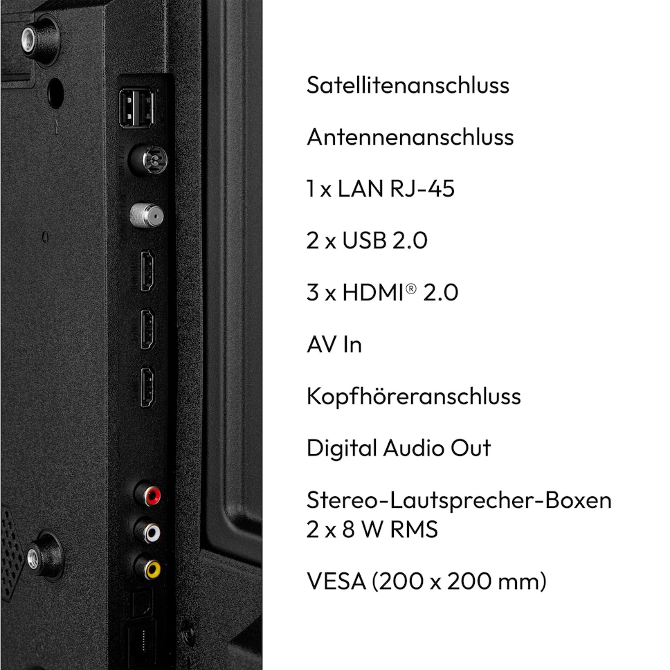 MEDION® LIFE X15024 (MD 31651) Ultra HD LCD Smart-TV