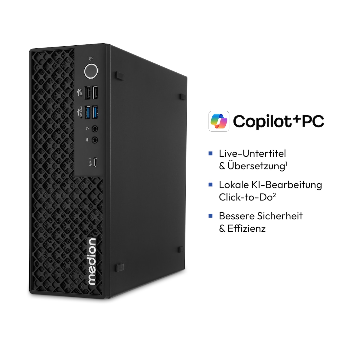 MEDION® Picoworx T80 III Mini PC; Copilot+ PC