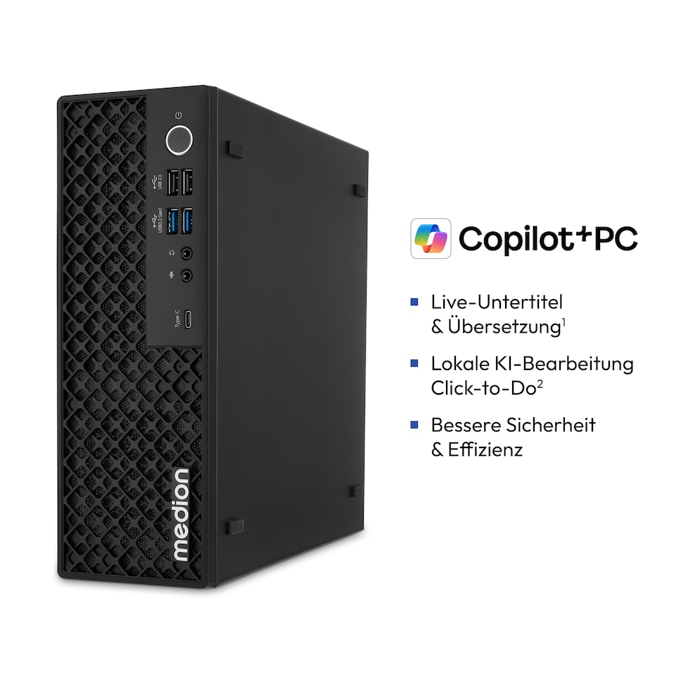 MEDION® Picoworx T80 III Mini PC; Copilot+ PC