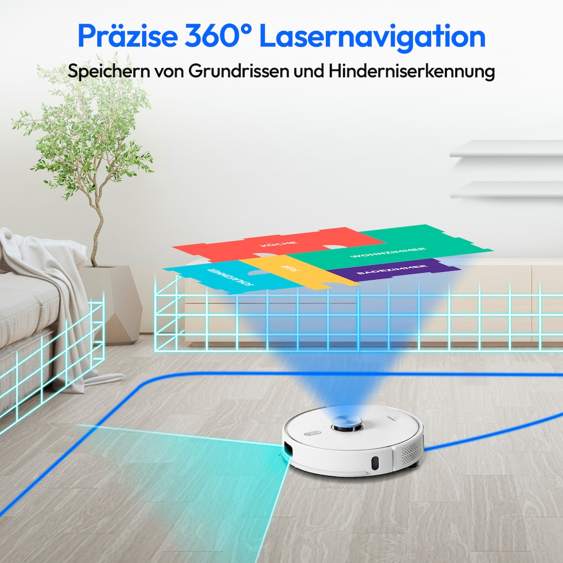 MEDION® Saugroboter mit Absaugstation X41 SW+ | MEDION.DE