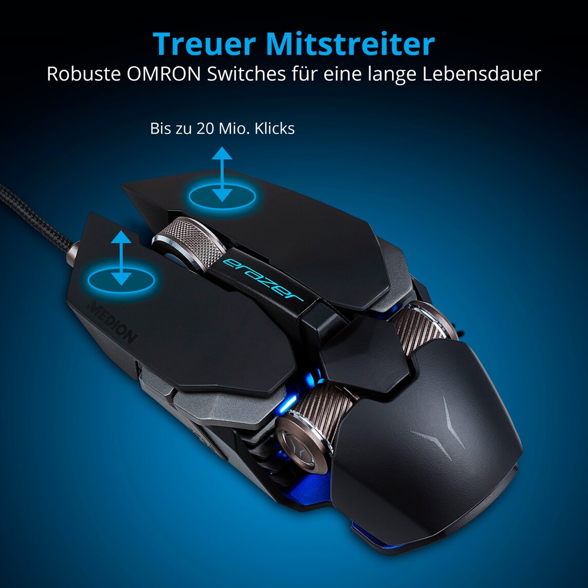 MEDION® ERAZER® X81666 Professional Gaming Maus | MEDION.DE