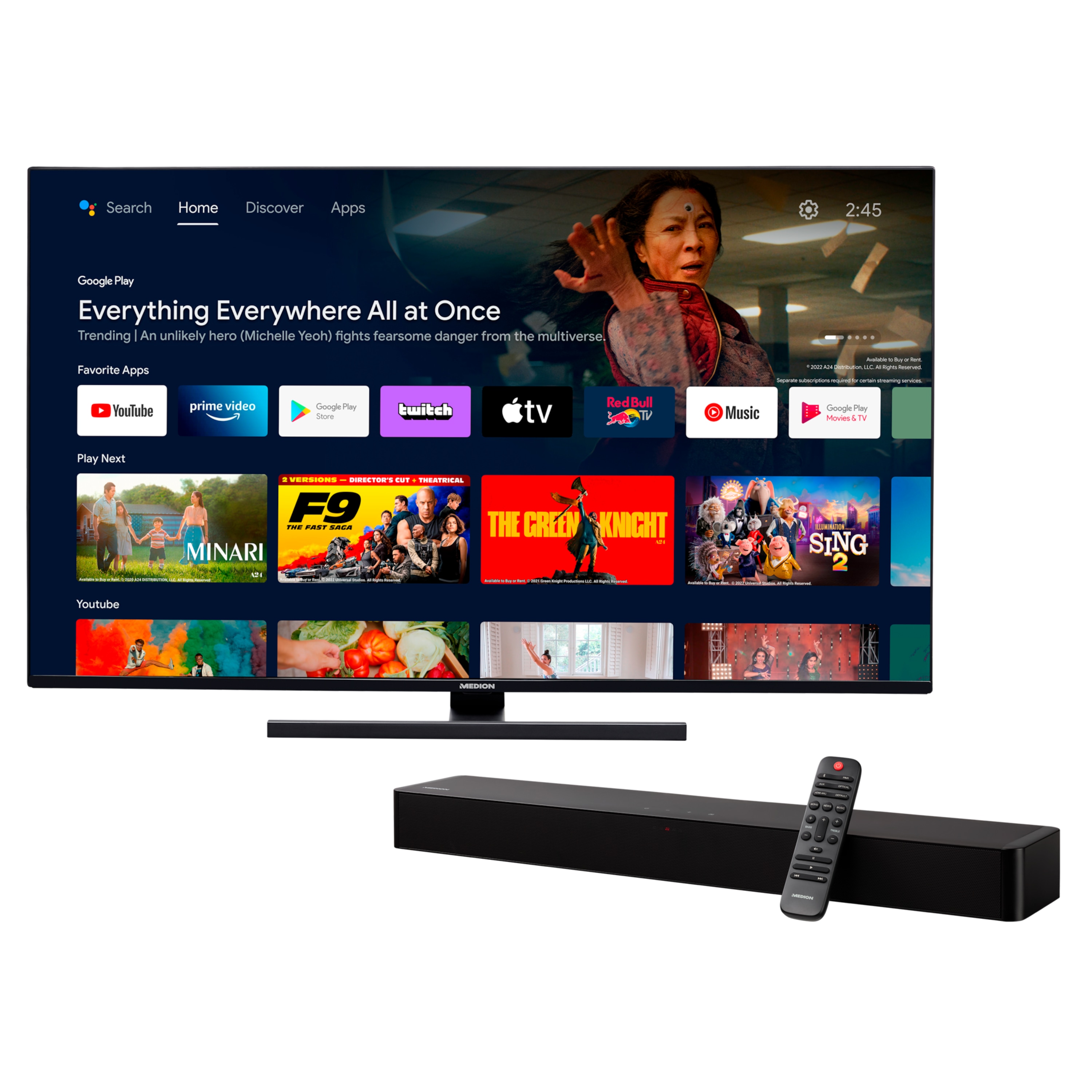 MEDION® LIFE® X14339 (MD 30059) QLED Android TV