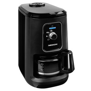 MEDION® Kaffeemaschine mit Mahlwerk MD 17384, 2in1-Funktion, 600 ml ...