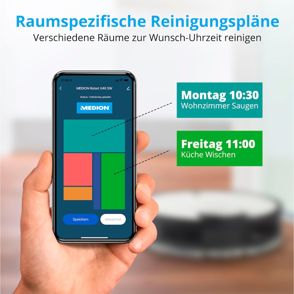 MEDION® Saugroboter X40 SW
