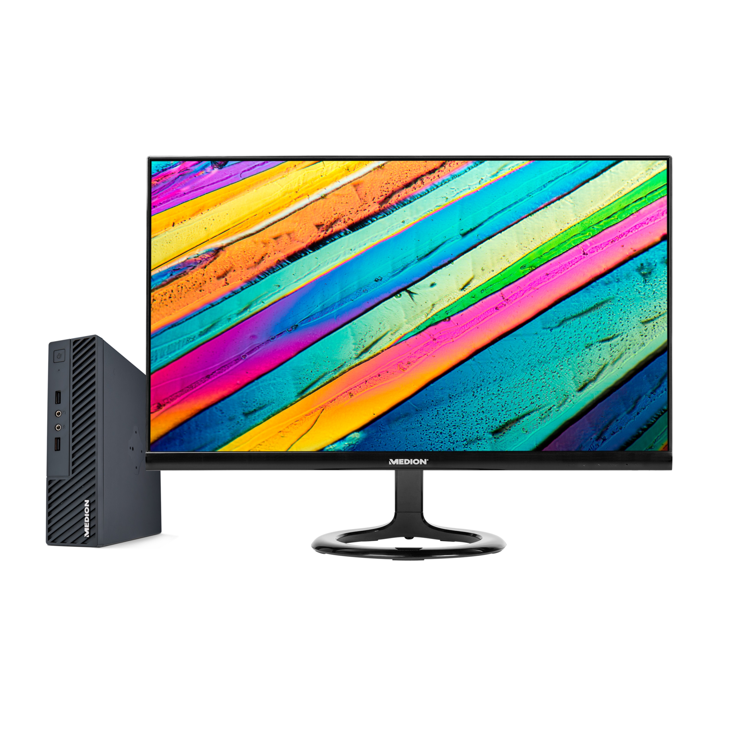MEDION® AKOYA® S23003 PC + AKOYA® P55491 Full HD Widescreen Monitor