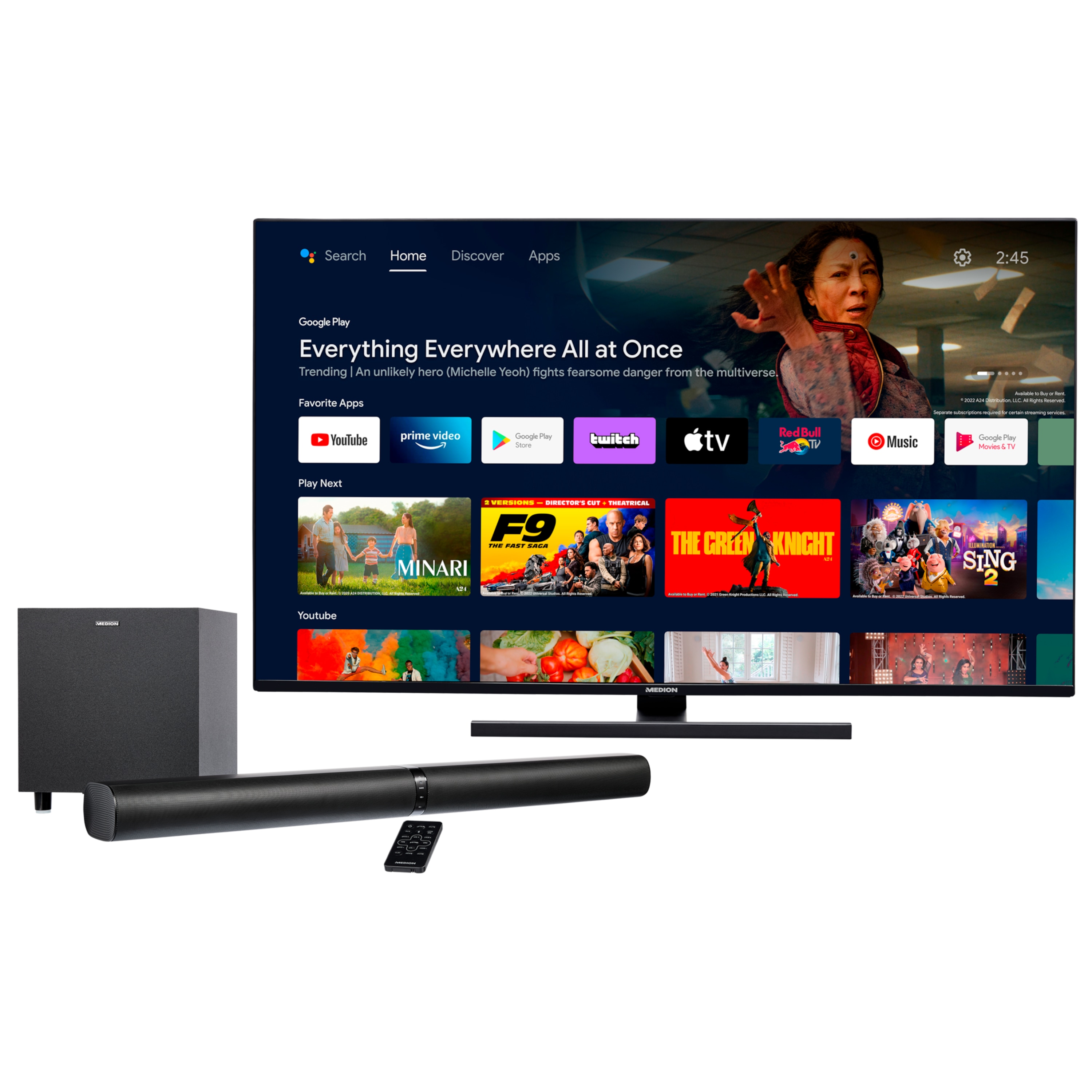MEDION® LIFE® X15048 (MD 30060) QLED Android TV