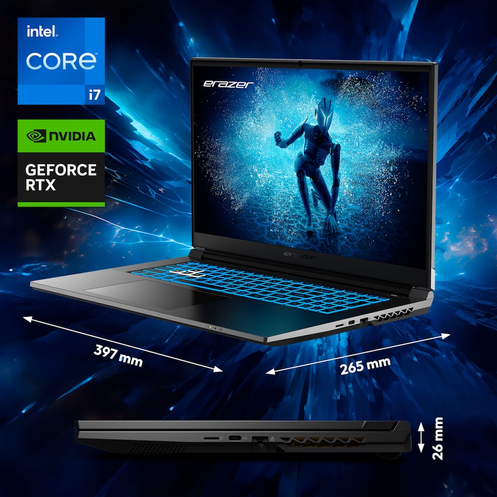 MEDION® ERAZER Defender P50 Core Gaming Laptop