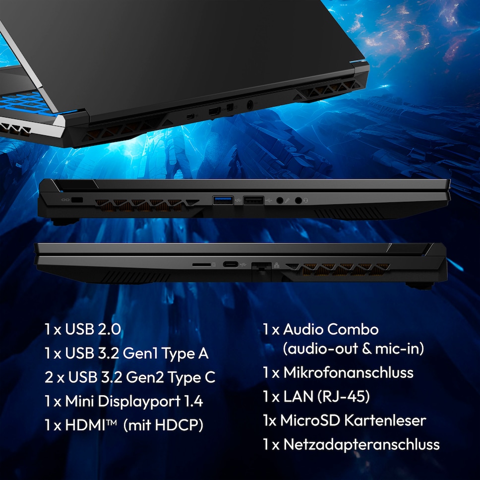 MEDION® ERAZER Defender P50 Core Gaming Laptop
