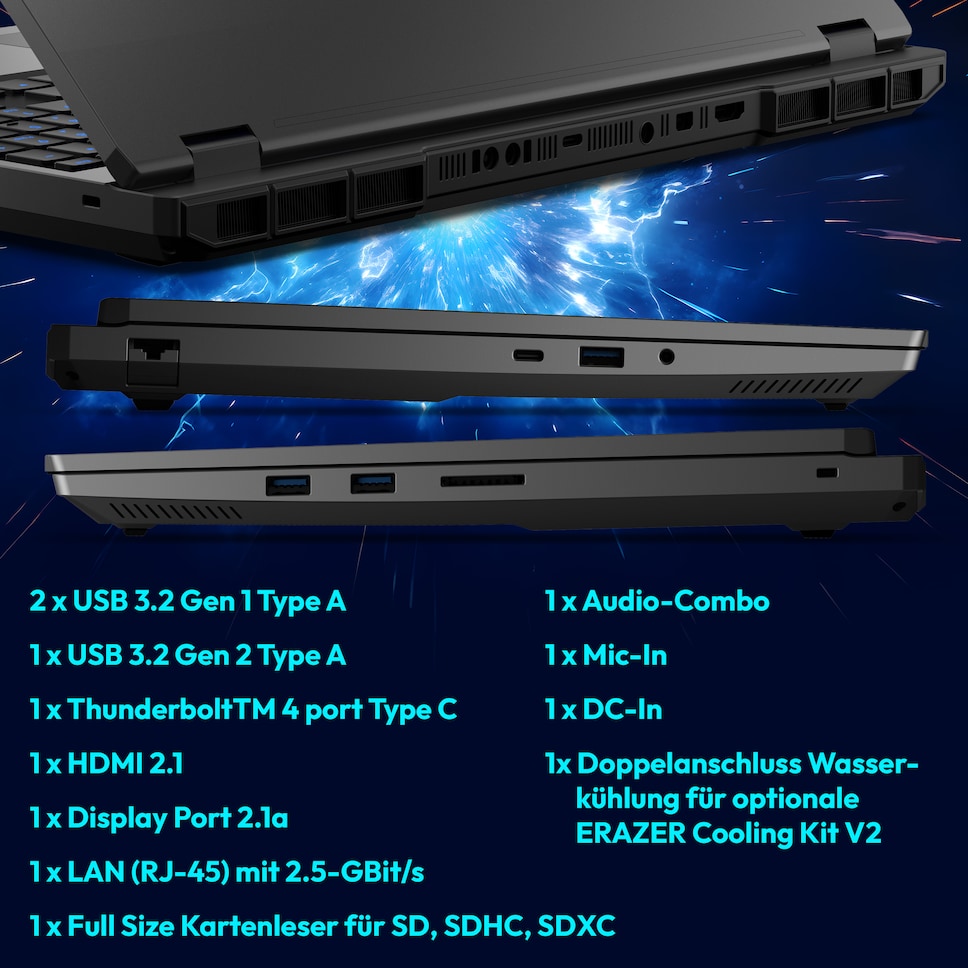 MEDION® ERAZER Beast 16 X1 Ultimate High-End Gaming Laptop