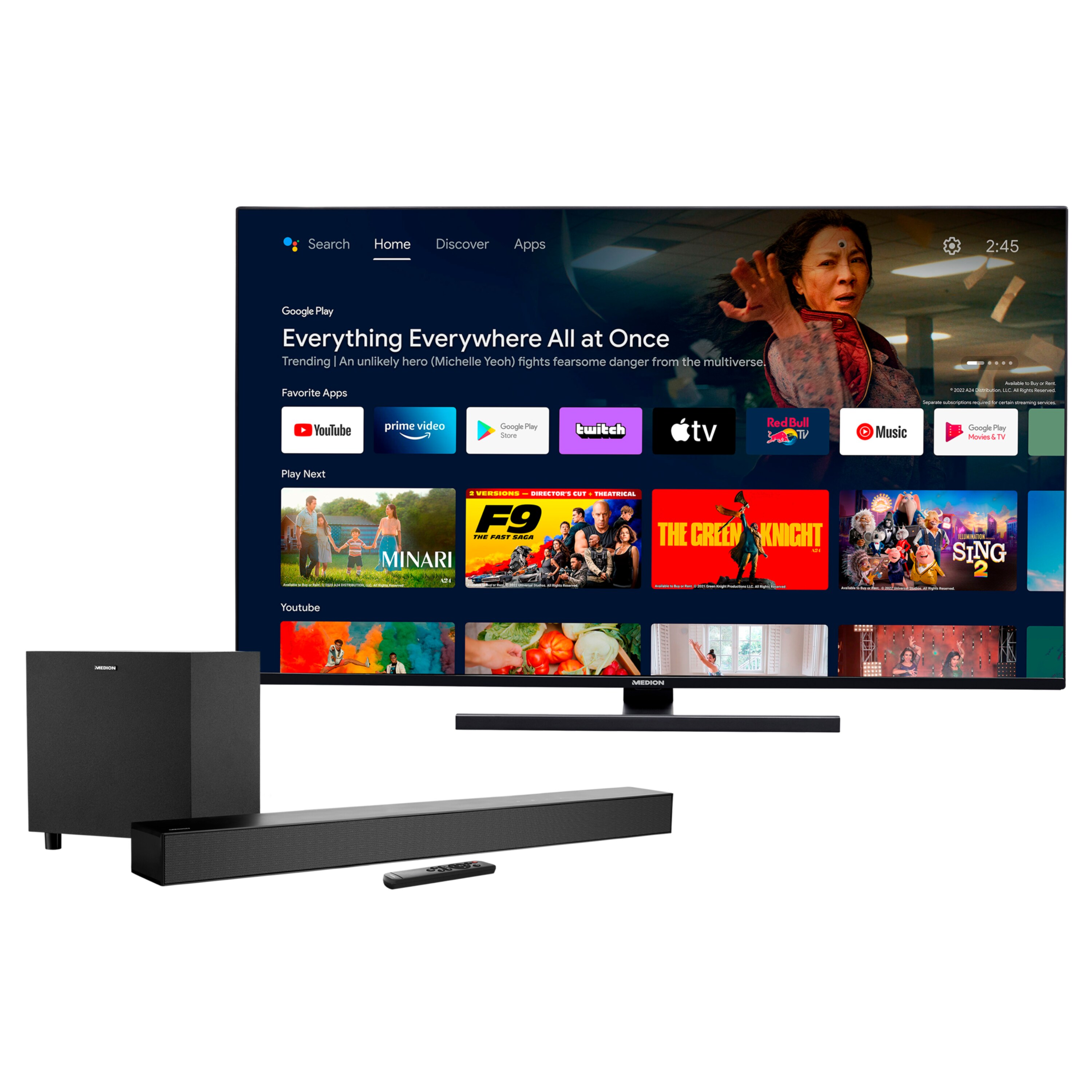 MEDION® LIFE® X14339 (MD 30059) QLED Android TV | MEDION.DE