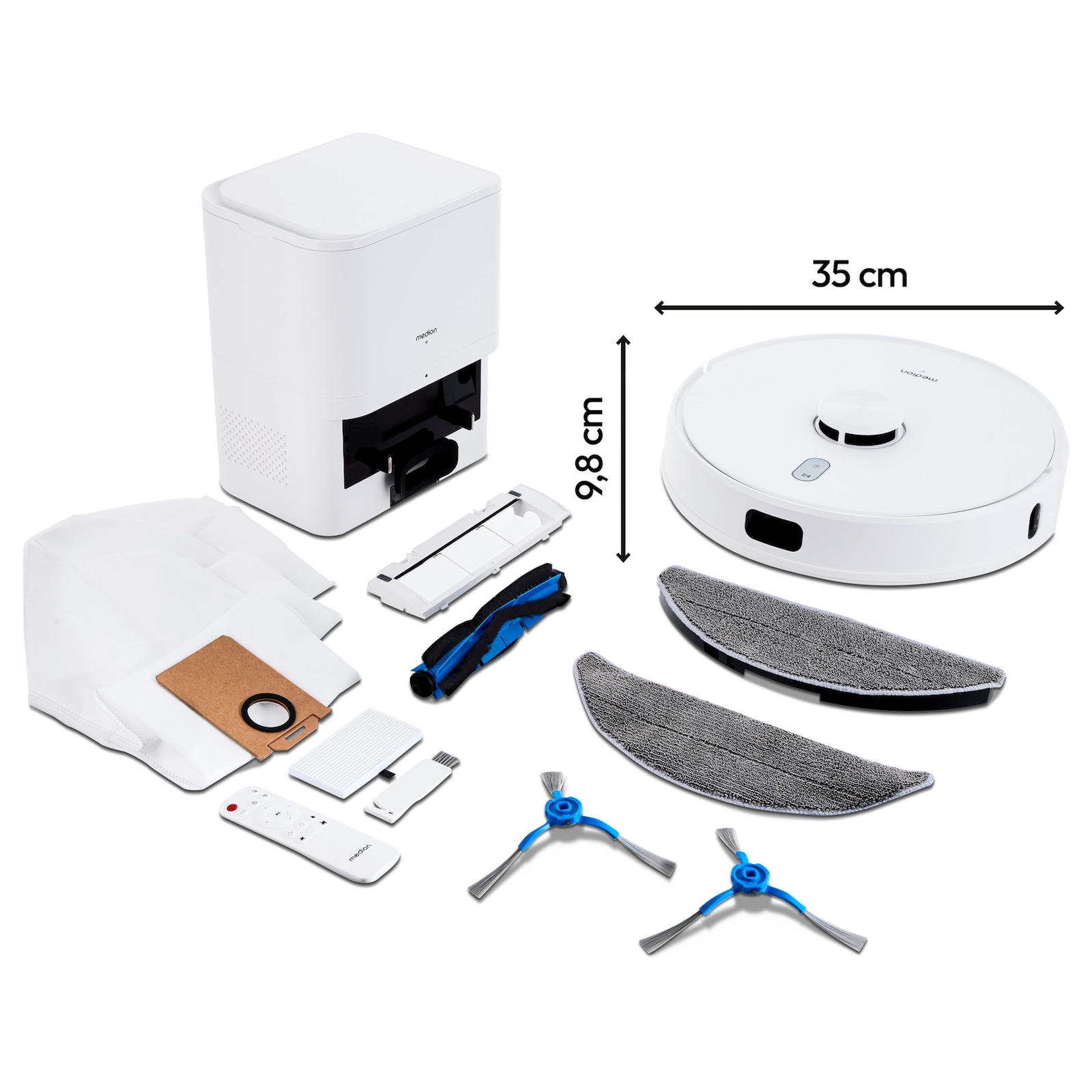 MEDION® Saugroboter mit Absaugstation X41 SW+ | MEDION.DE