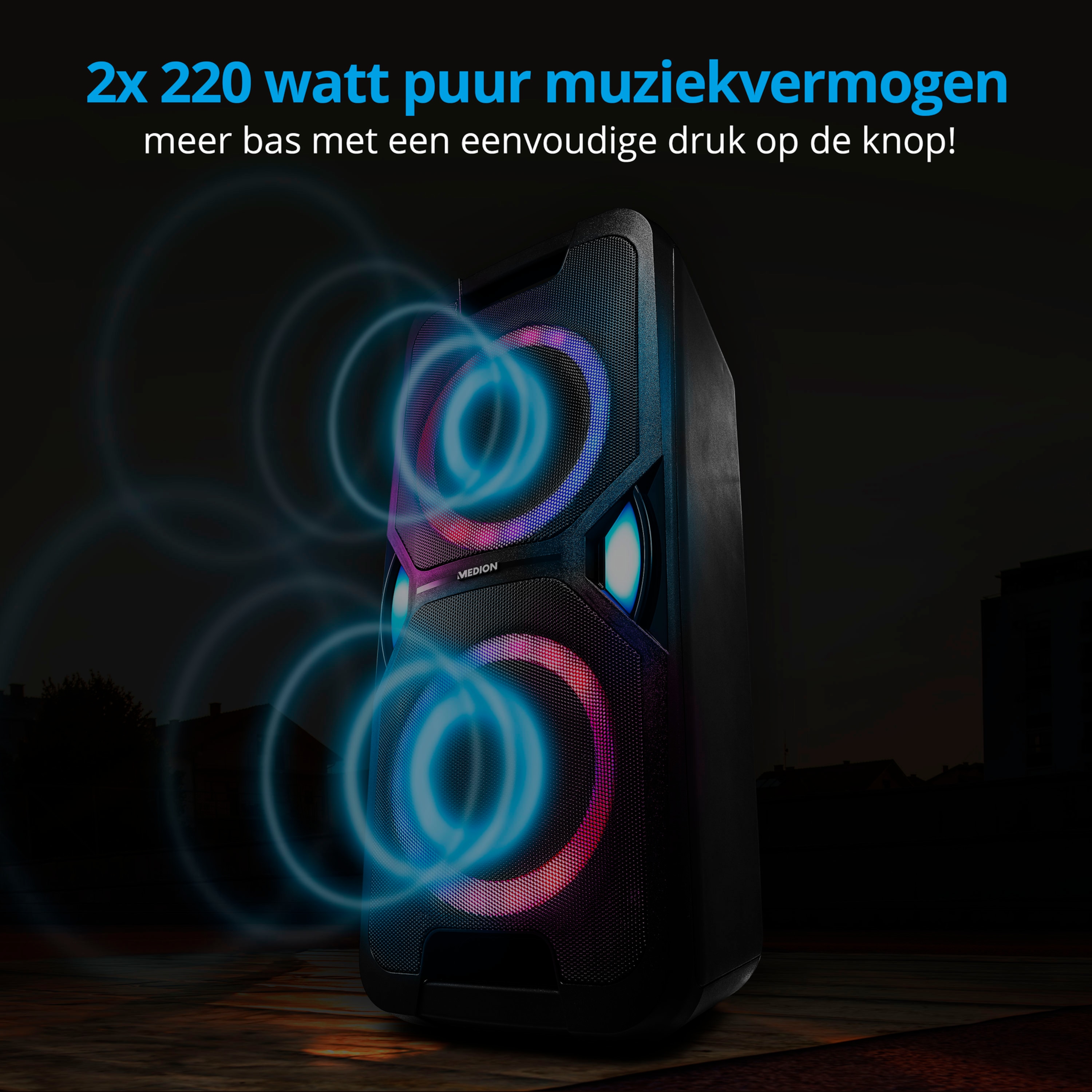 MEDION® LIFE® P61468 Party-luidspreker | MEDION.BE