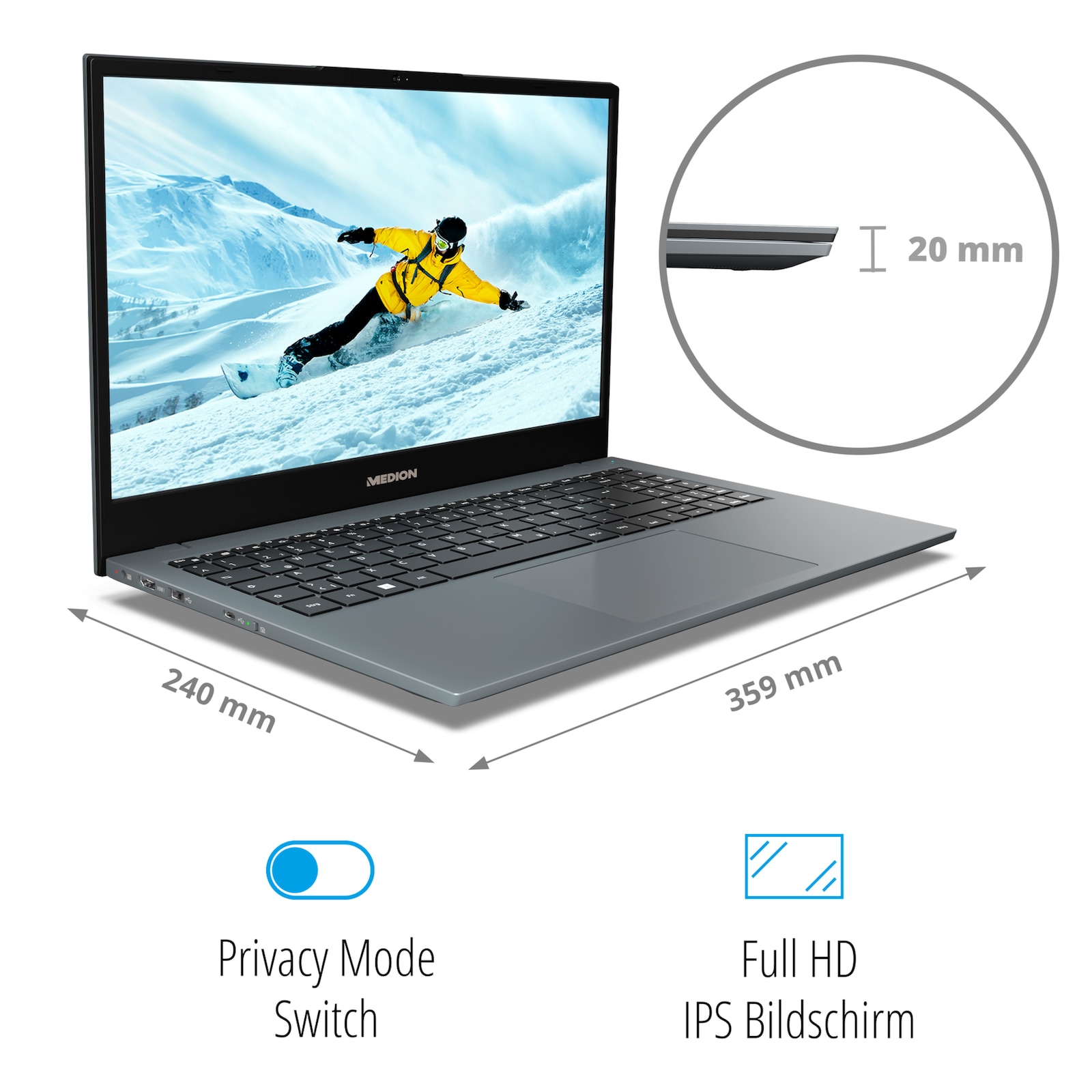 MEDION® E15423 Laptop | MEDION.DE