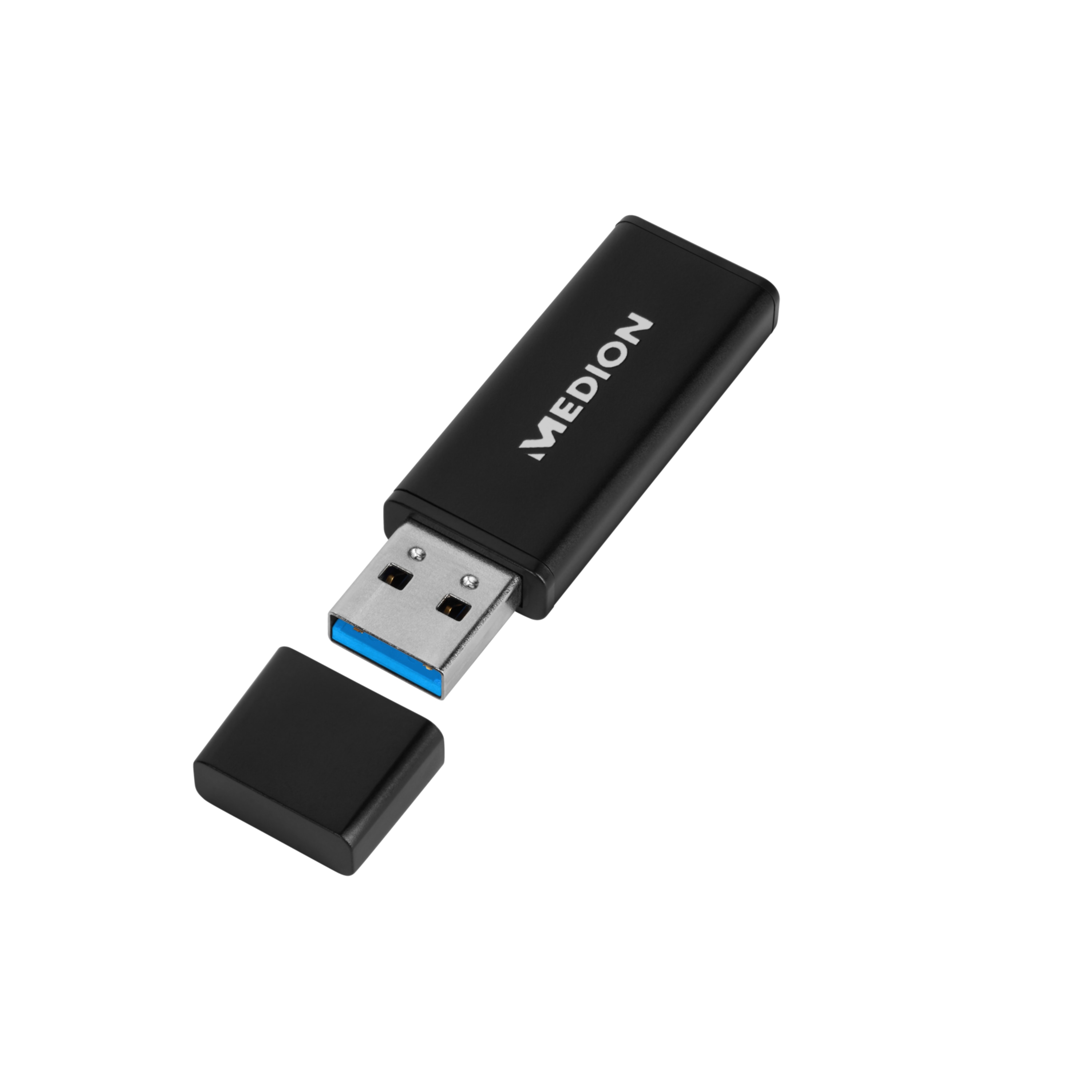 MEDION® E88114 USB 3.0 Stick, 64 GB, robustes Aluminiumgehäuse, Plug ...