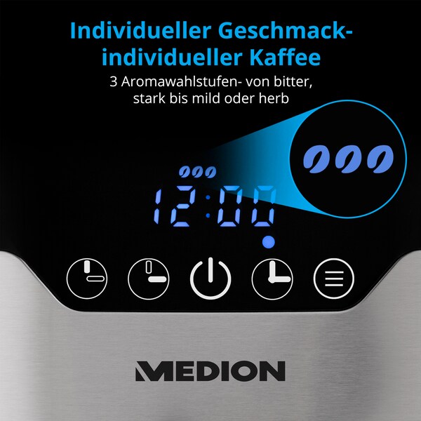 MEDION® Kaffeemaschine mit Thermoskanne MD 18458 | MEDION.DE