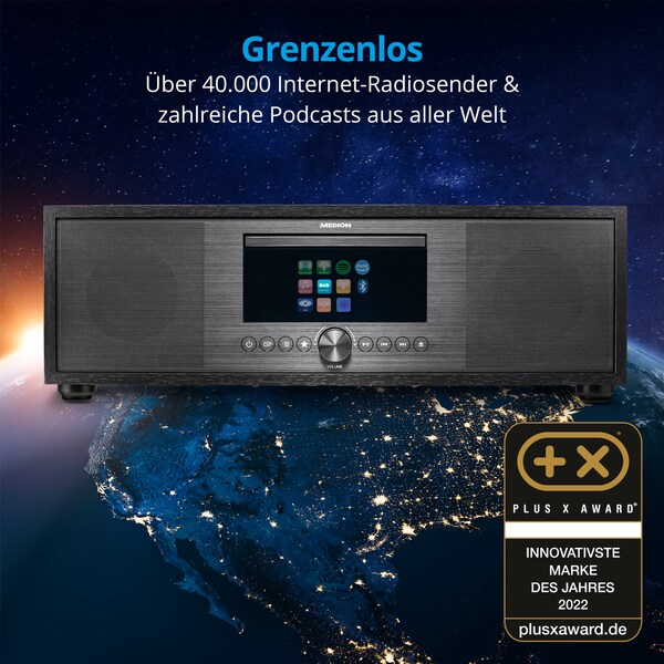 MEDION® LIFE® P66400 All-in-One Audio System | MEDION.DE